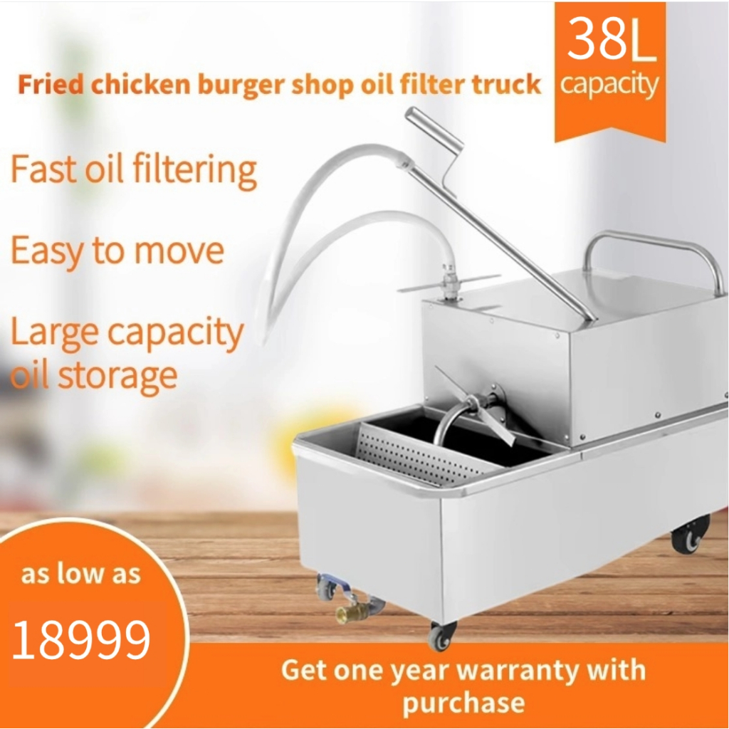 Commercial 38/48L large oil filter truck edible oil filter machine ...