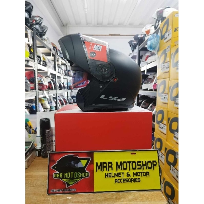 Ls2 Strobe ll matteblack modular helmet | Shopee Philippines