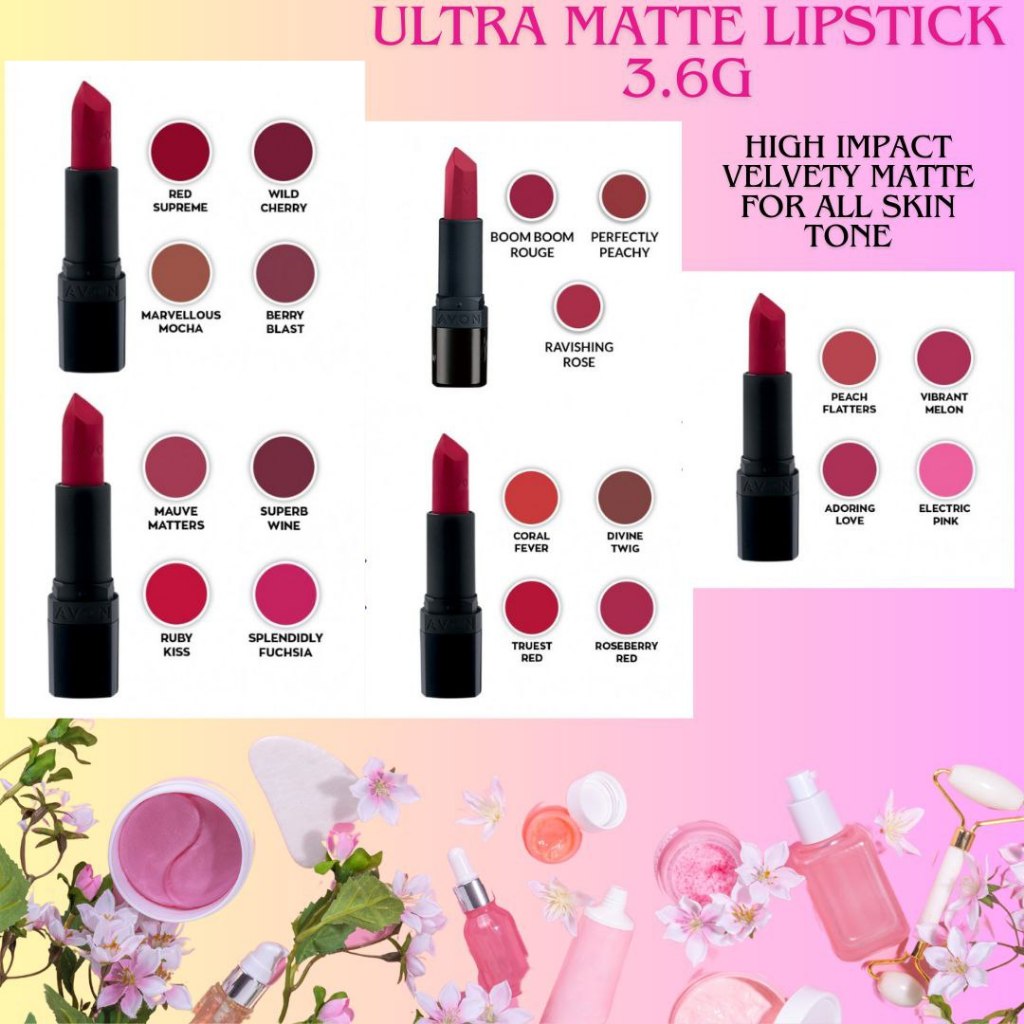 AVON ULTRA MATTE LIPSTICK 3.6G | Shopee Philippines