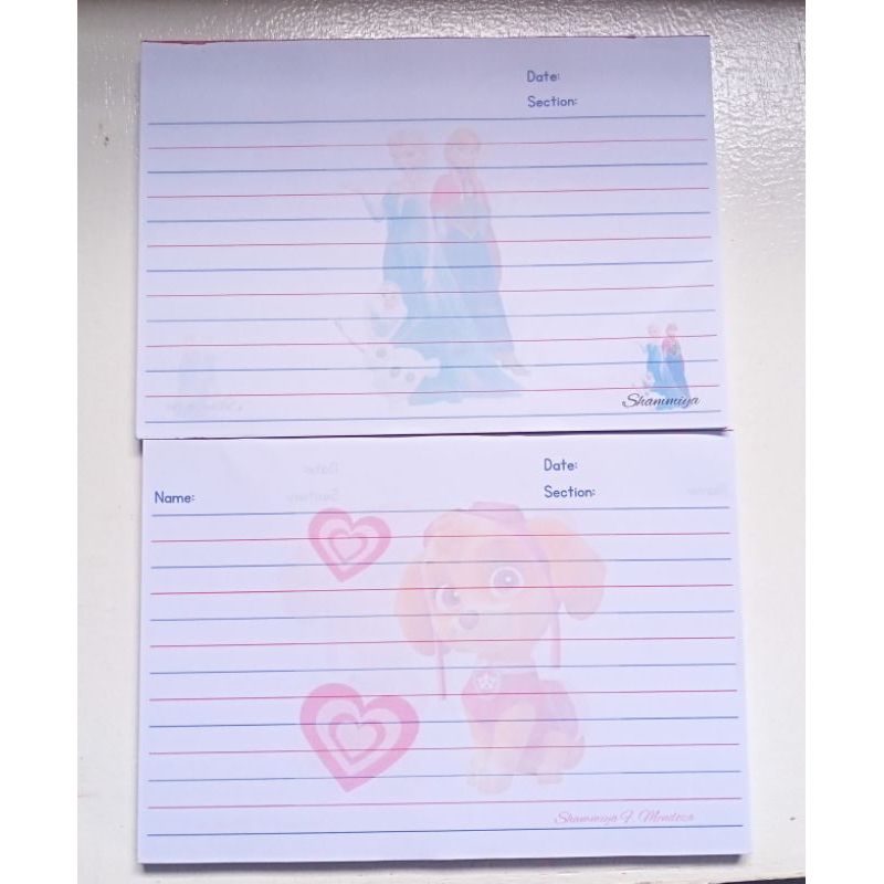 Personalized paper PADS with name sa baba | Shopee Philippines