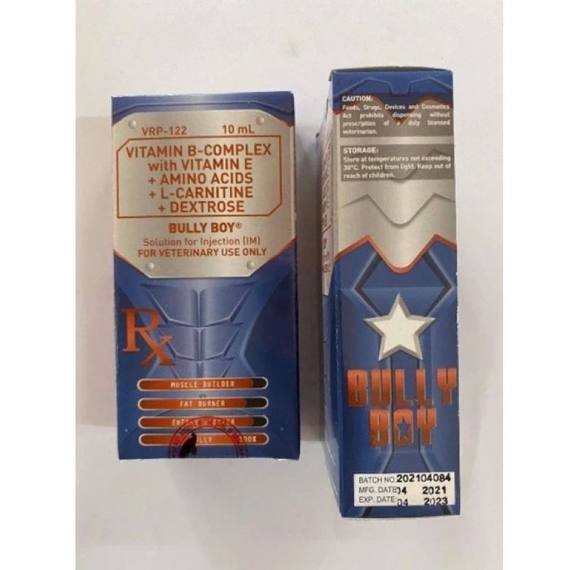 BULLY BOY 10ML, vitamin b complex. for animal use only | Shopee Philippines