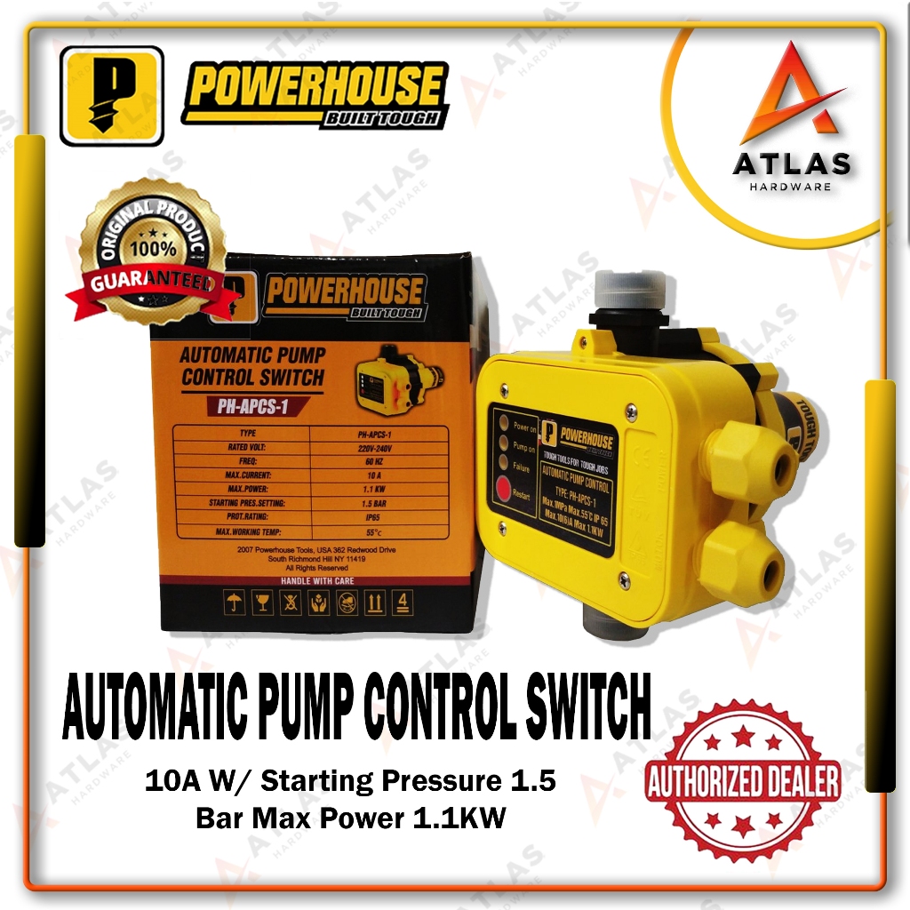 POWERHOUSE AUTOMATIC PUMP CONTROL SWITCH 10A (PH-APCS-1) *ATLAS ...