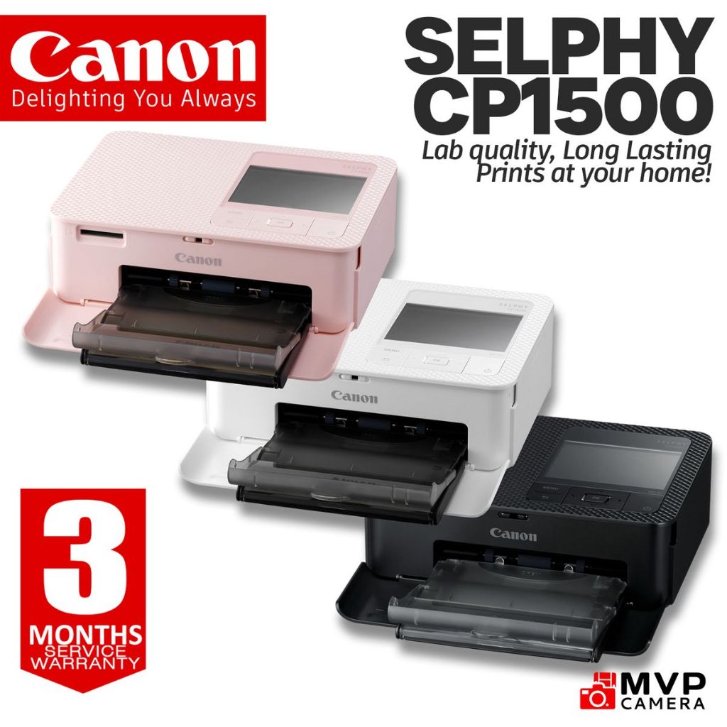 CANON Mobile Photo Printer SELPHY CP1500 1500 USB Type C Wi-Fi 300 x ...