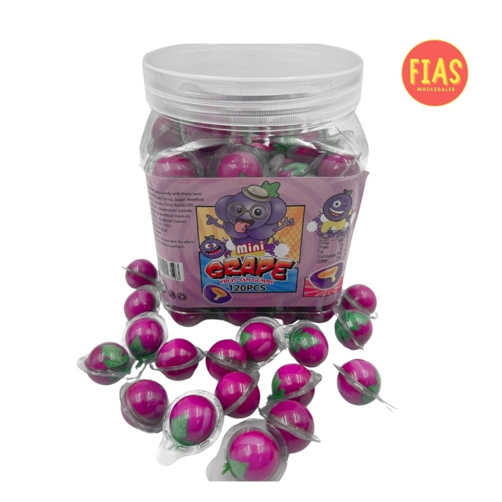 120 pcs Mini Fruit Jam Gummy Balls | Shopee Philippines