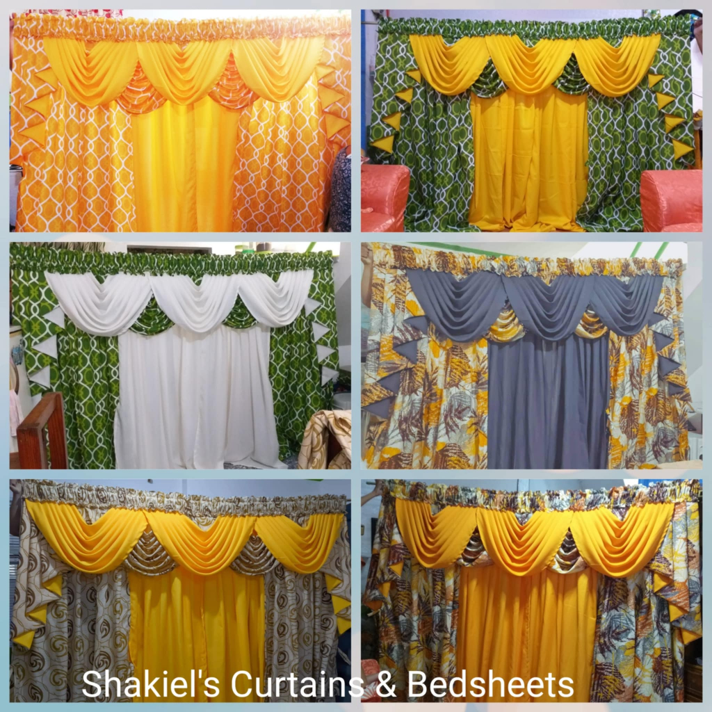 Shakiel's Curtains - SWAG KRITONA / BEATRIZ - ( 4 PANELS 5 LOOPS ...