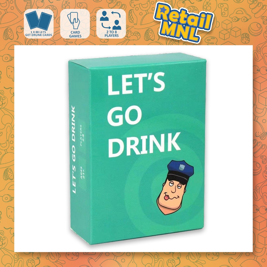 Retailmnl Drinking Game Lets Get Drunk Card game - Fun Adult Drinking Game | Shopee Philippines
