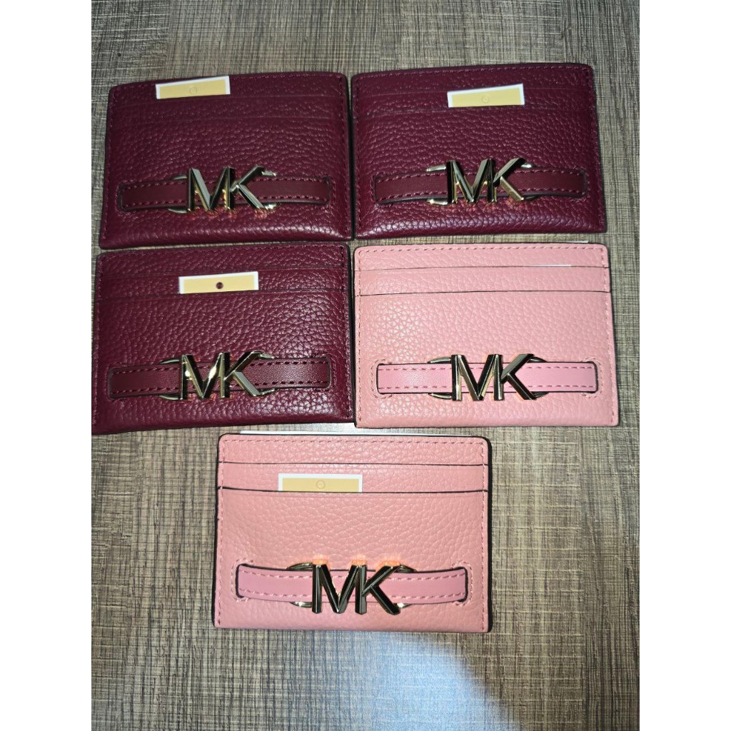 Original Michael Kors Reed Card Holder or Card Case Wallet MK Signature ...