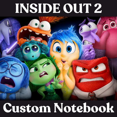Personalized Notebooks Stapled & Spiral(writing&composition) Inside Out ...