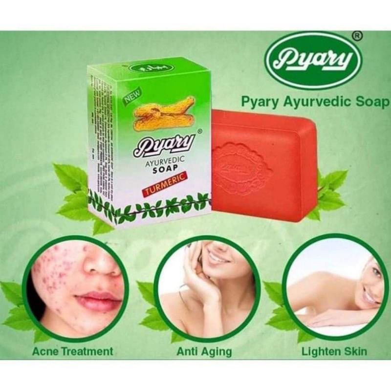 Pyary Turmeric Bar Soap (AYURVEDA)— 100% AUTHENTIC | Shopee Philippines