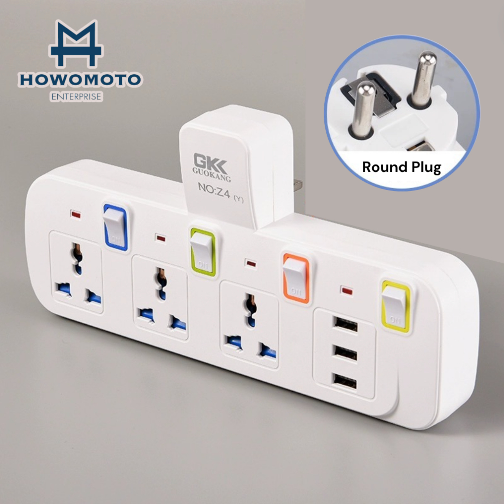 Universal Socket Converter Multi-Functional Power Strip Multiplug USB ...