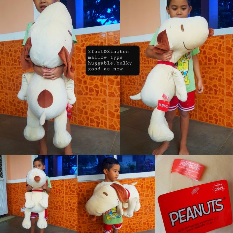 Sega Peanuts Snoopy Woodstock Charlie Brown Huggable plushies | Shopee ...