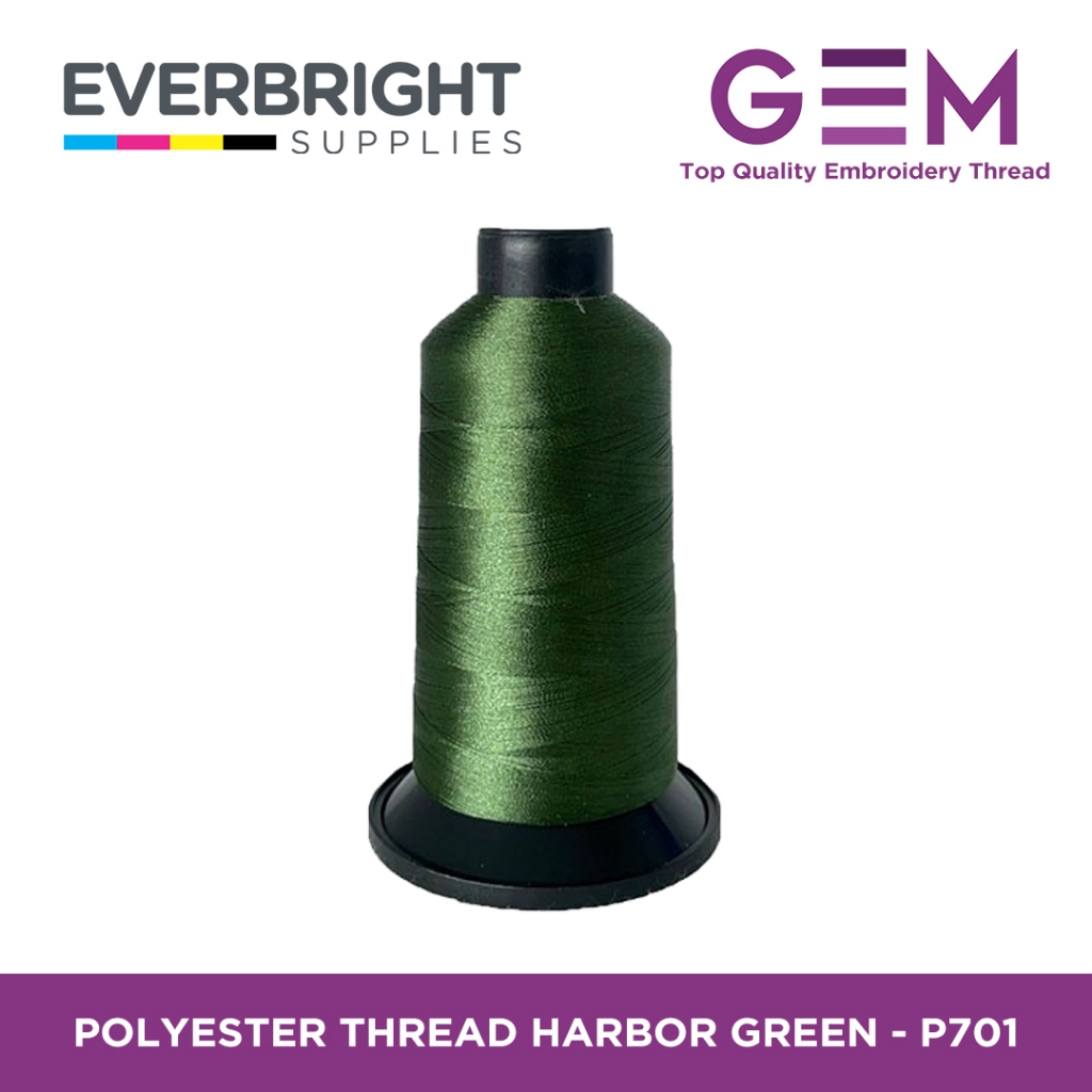 Gem Polyester Embroidery Thread Harbor Green | Shopee Philippines