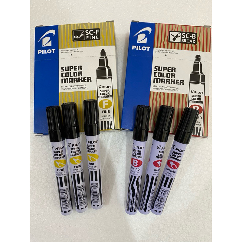 pilot permanent Market black per box (12)pcs | Shopee Philippines