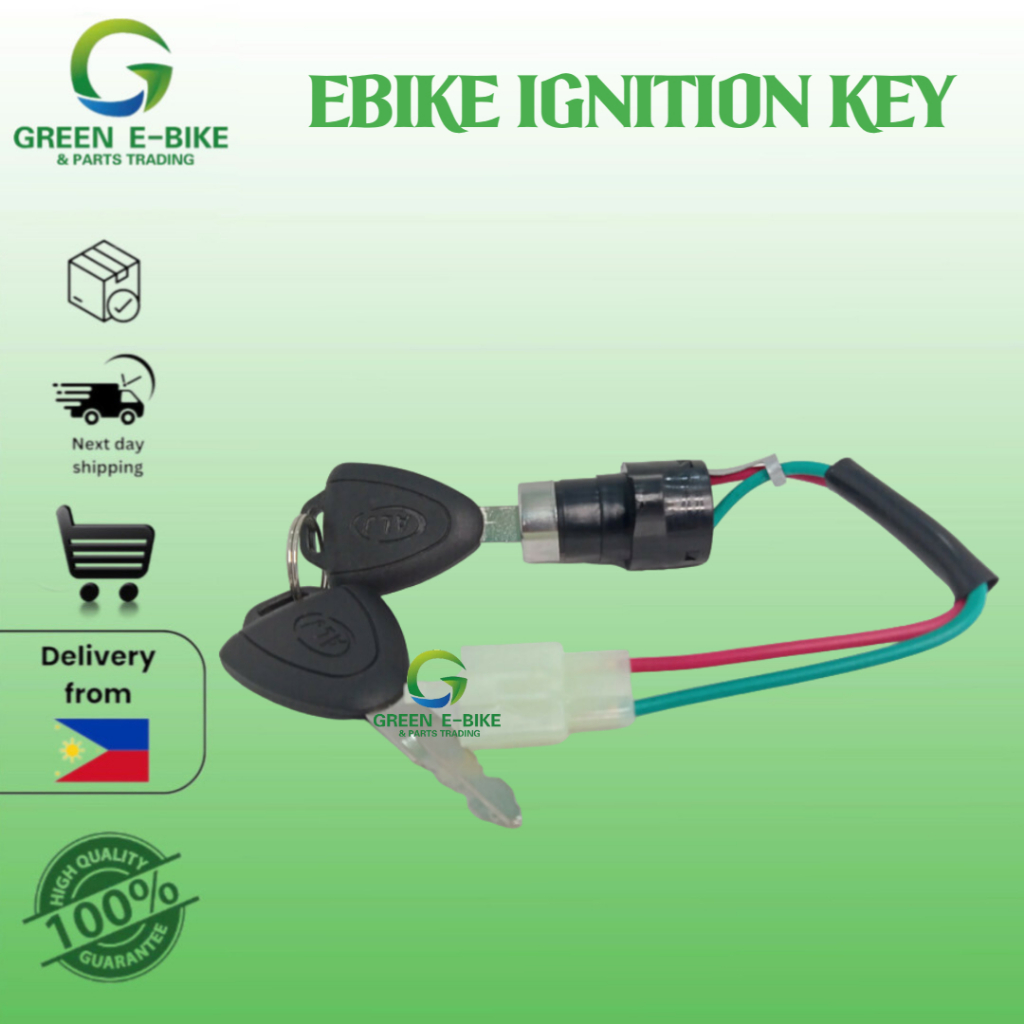GREEN EBIKE Ignition Key for Single and 3 Wheels | Shopee Philippines