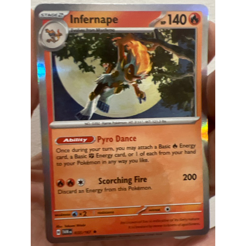 Pokemon TCG Infernape - 033/167 - Holo Rare Scarlet and Violet ...