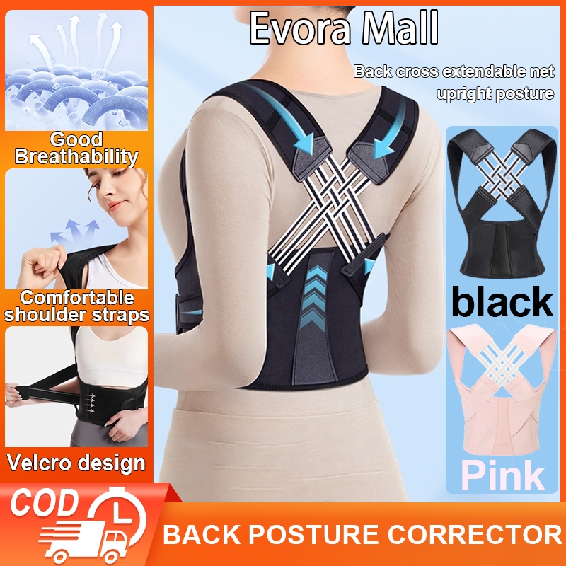 Evora Back Posture Corrector For Men And Women Brace Support Belt ...