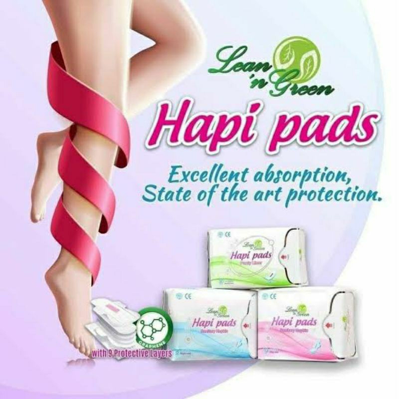 Hapi Pads Lean n Green | Shopee Philippines
