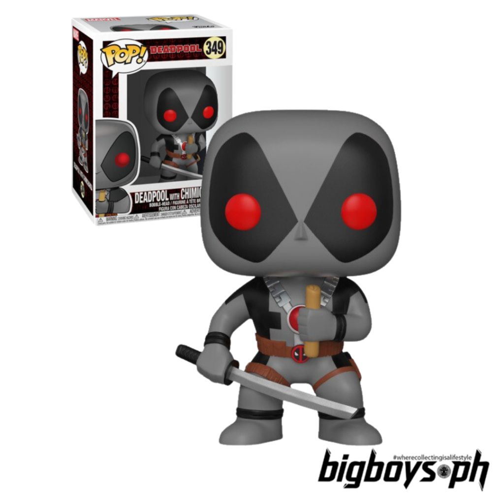 Funko Marvel Deadpool Grey Deadpool with Chimichanga Pop! Vinyl Figure ...