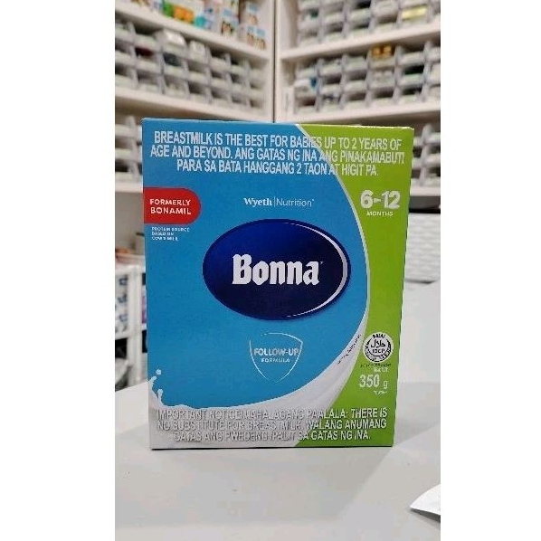 BONAMIL NEW (BONNA) 6-12 MONTHS 350G INFANT FORMULA | Shopee Philippines
