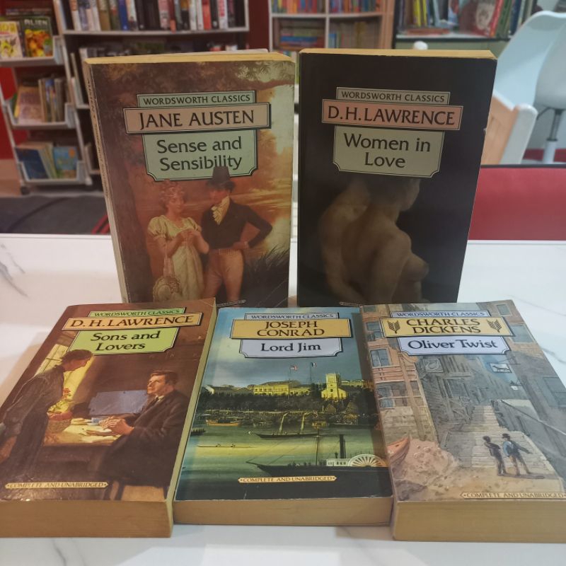 TheREDLibrary- Classic Book Literature Wordsworth Classic Book Novel ...