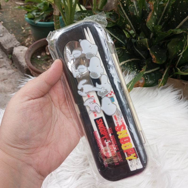 SNOOPY Peanuts Japan Cutlery SET | Shopee Philippines
