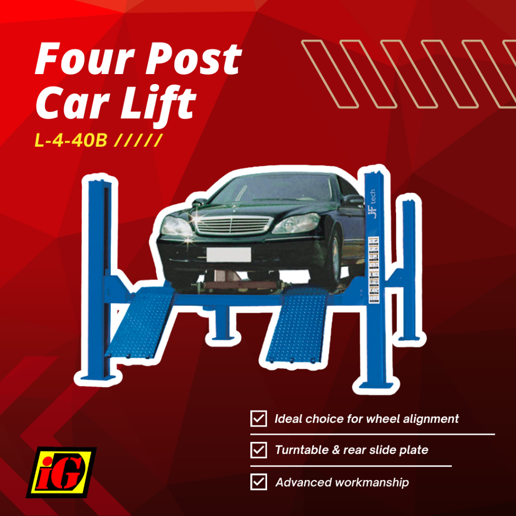 L-4-40B Four Post Car Lift (EQP&TOOLS-0114) | Shopee Philippines