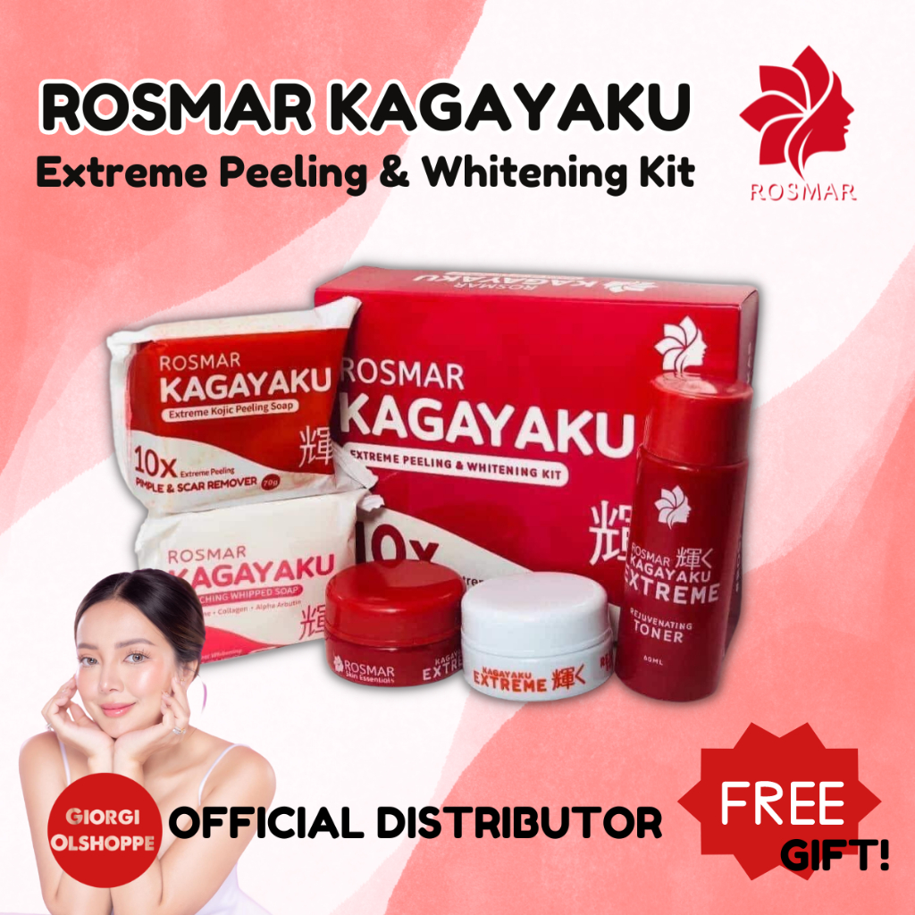 Rosmar Kagayaku Extreme Peeling Set | Hydra Glass | Mildest Rejuvenating Set rosmar lang malakas ...