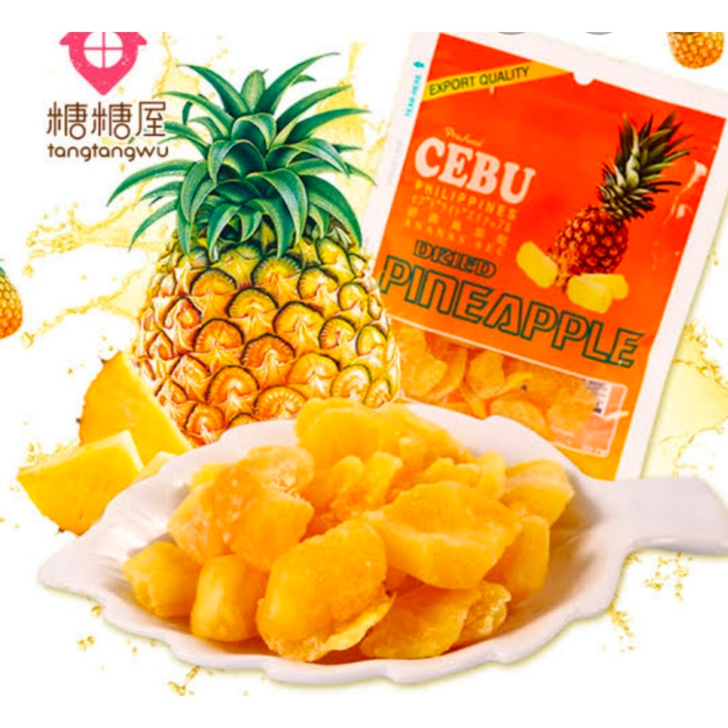 Profood Cebu Dried Pineapple (100g) | Shopee Philippines