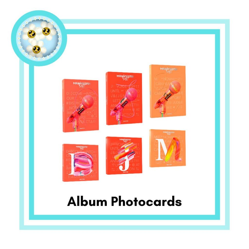 [Official] MANIFESTO : DAY 1 Album Photocards | Shopee Philippines