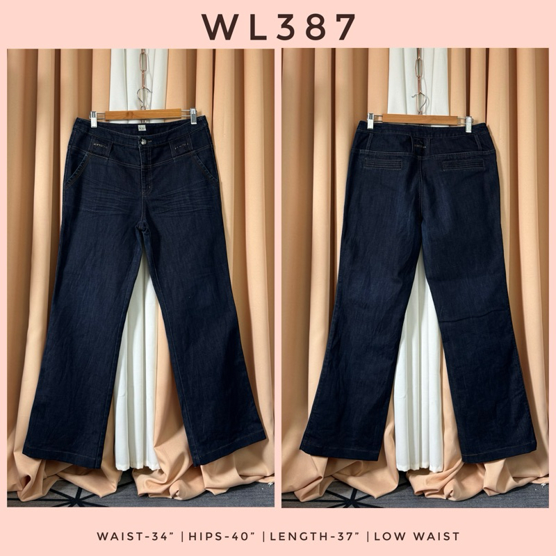 Denim/ Maong Wideleg/Baggy Pants | Shopee Philippines