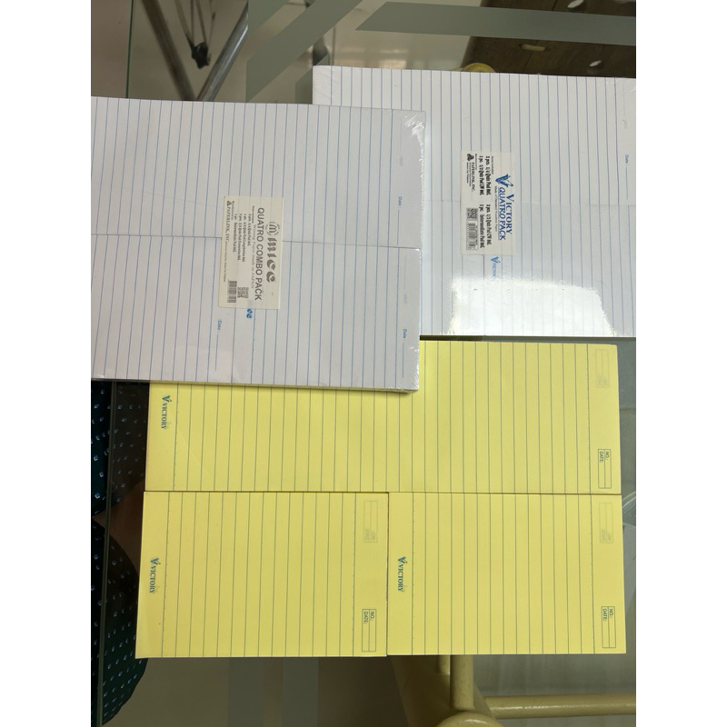 Mica White Yellow Victory Quatro Combo Quiz Pad Set | Shopee Philippines