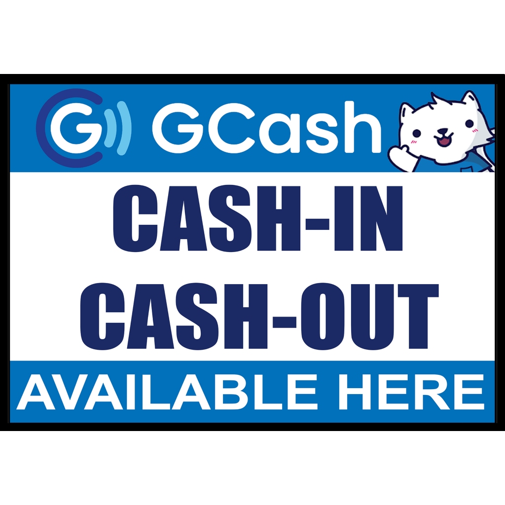 Azreon Prints -GCASH Laminated Signage/ A4 size Waterproof Print | Shopee Philippines