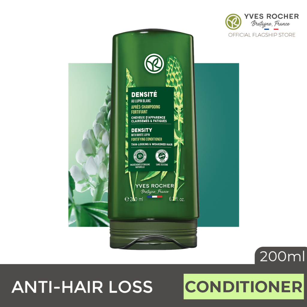 Yves Rocher Anti Hair Loss Fortifying Conditioner with White Lupin ...