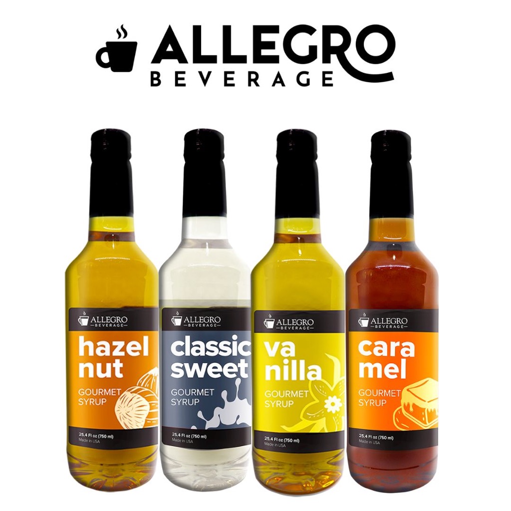 Allegro Gourmet Syrup (750ml) - Coffee, Milk Tea, Frappe, Cocktail ...