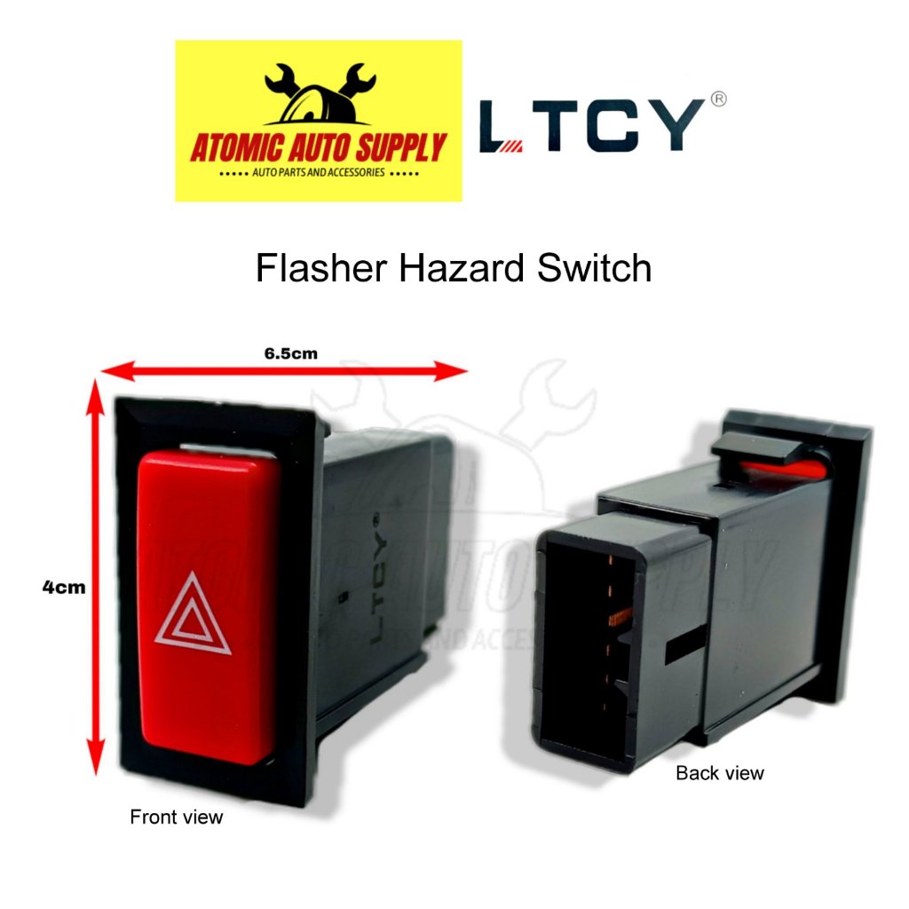 LTCY LT-C50727A FLASHER HAZARD SWITCH (SOLD PER PIECE) - 100% HIGH ...