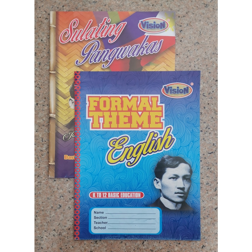 Sulating Pangwakas Elementary Formal Theme Book High Formal Theme Book ...