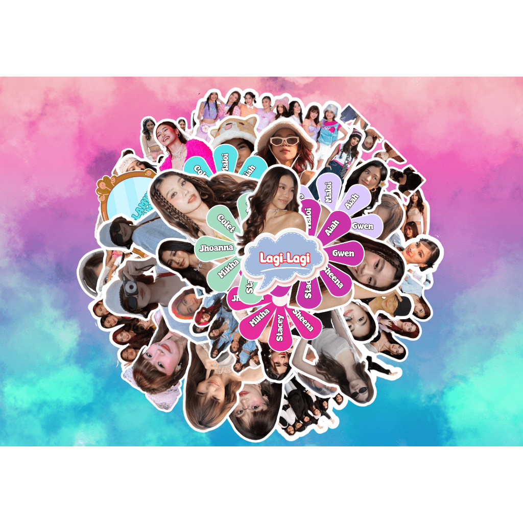 Cute BINI Stickers 50pcs | Shopee Philippines