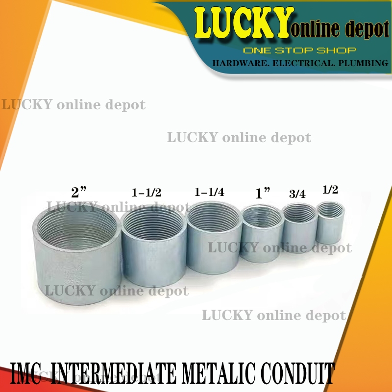 IMC INTERMEDIATE CONDUIT COUPLING 1/2" / 3/4" / 1" / 1 1/2" / 1 1/4 ...