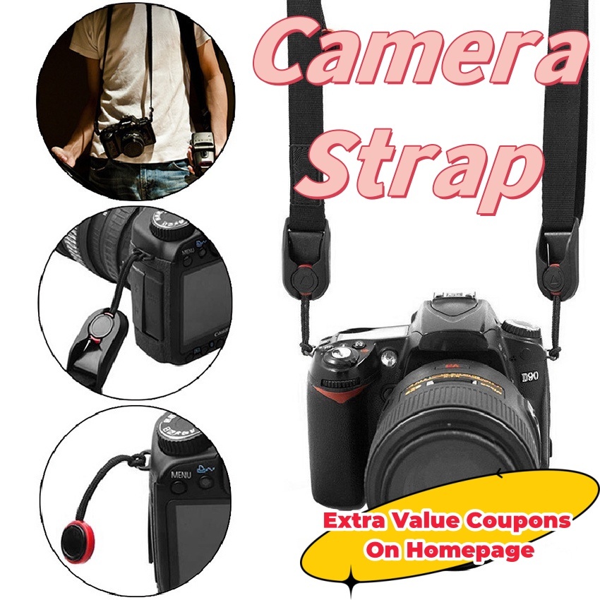 Camera Strap Multi-Function SLR Decompression Shoulder Strap Hand Strap Micro Single Camera ...