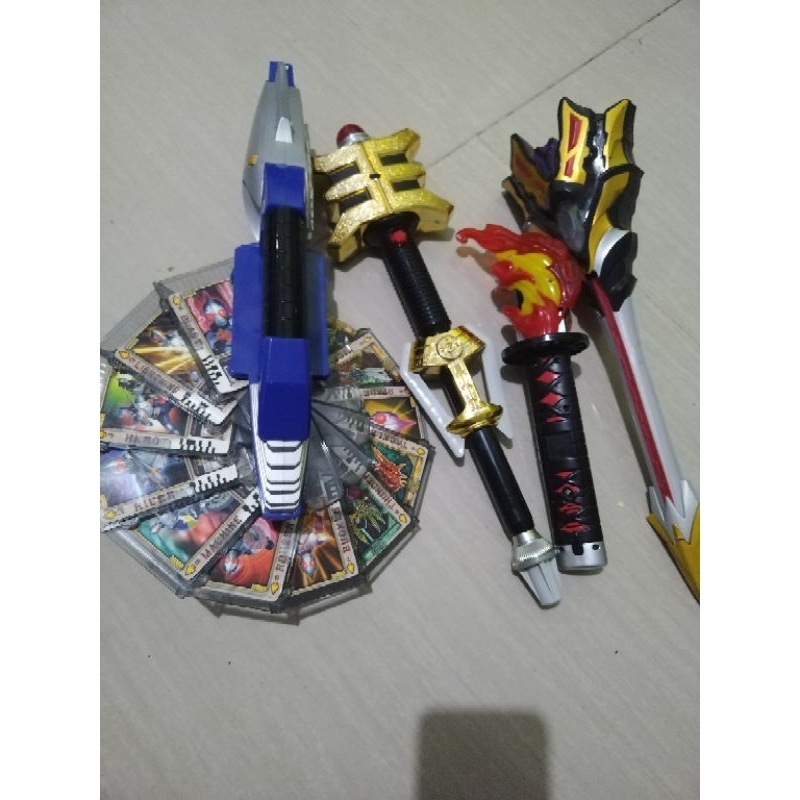 Bandai Kamen Rider Blade Demon Slayer Sword Ultraman Geed Power Ranger ...