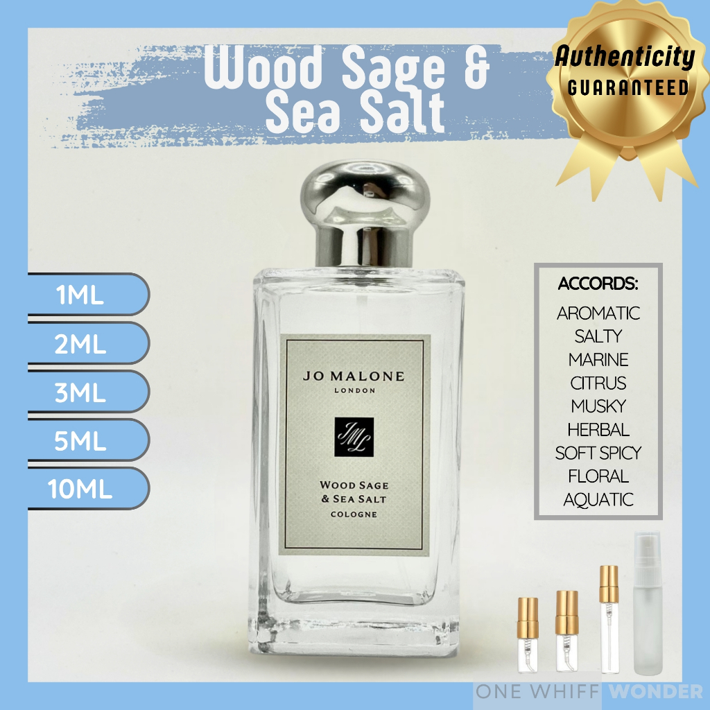 JM Wood Sage & Sea Salt (1mL, 2mL, 3mL, 5mL PERFUME DECANT) | Shopee ...