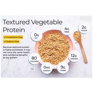 50 grams Textured Vegetable Protein Granules TVP Vegetable Food ...
