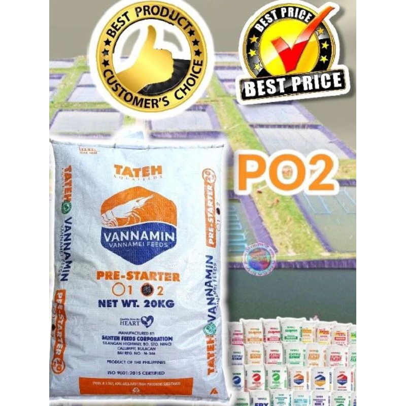 PO2 Vannamei Sinking Fish Food Pellets (1kg) (500grams) | Shopee ...