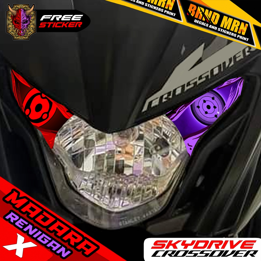SUZUKI SKYDRIVE CROSSOVER WINKER SHARINGAN EYE STICKER TINT PROTECTOR ...