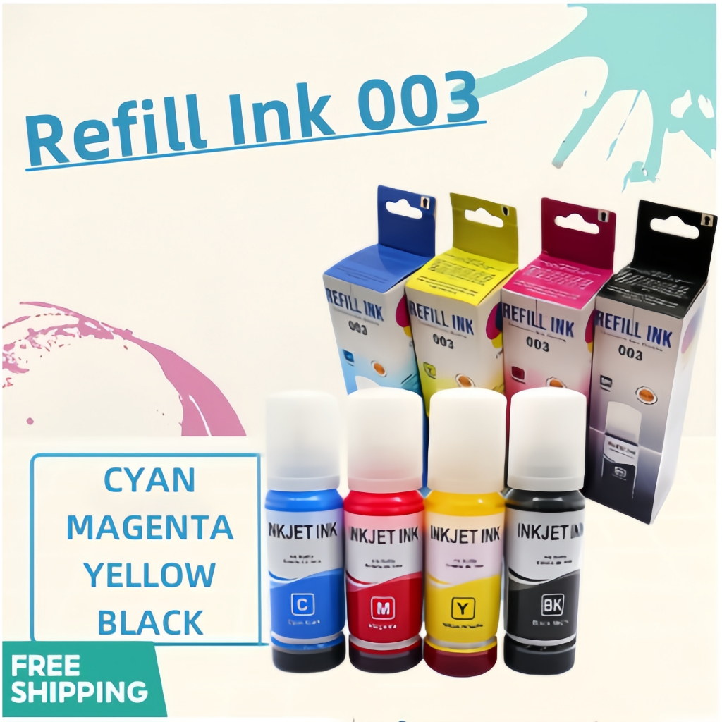 BYIH Dye Ink #003 for L3110 L3210 L1110 L1210 L1250 L3116 L3216 L3150 ...