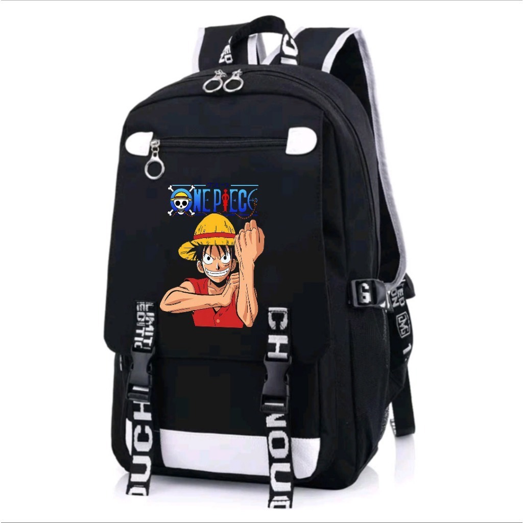 2025 New Style Anime One Piece Luffy Backpack for School Waterproof ...