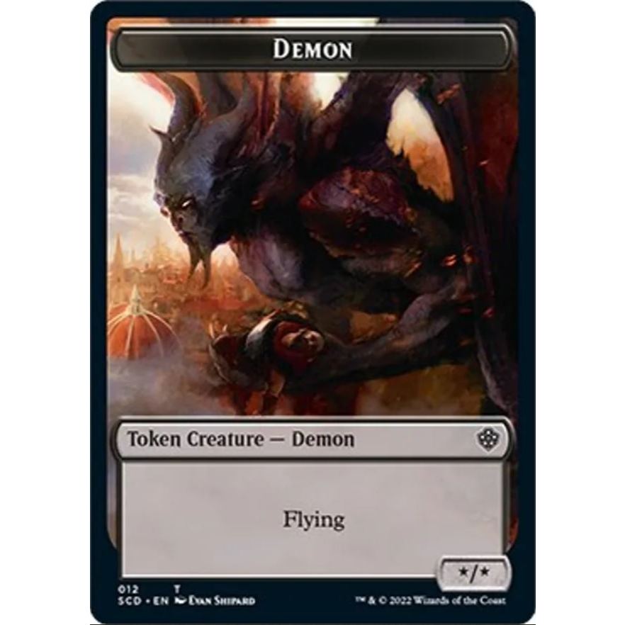 MTG Singles: Demon Double-sided Token - Starter Commander Decks (SCD ...