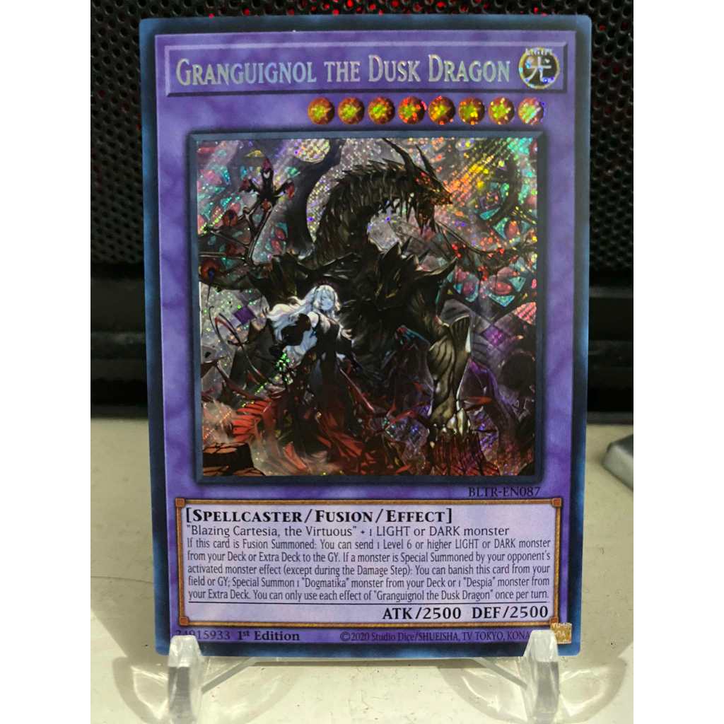 Granguignol the Dusk Dragon - BLTR-EN087 - Secret Rare 1st Edition ...