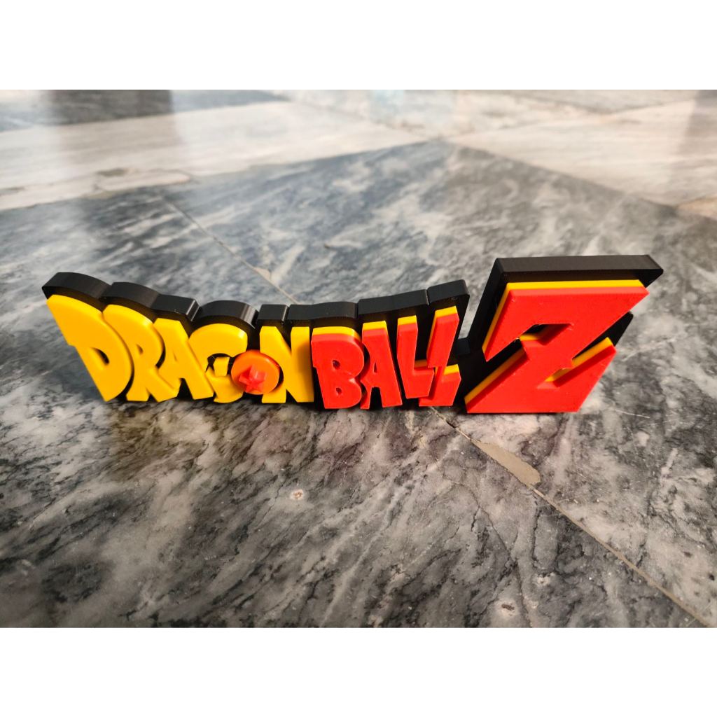 Dragon Ball Z logo 3d printed | Shopee Philippines