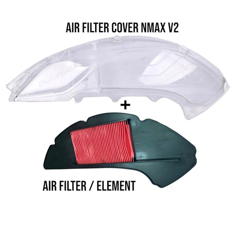 YAMAHA NMAX v2 2020 / NMAX v2 2021 AIR FILTER COVER AND AIR FILTER (SET ...